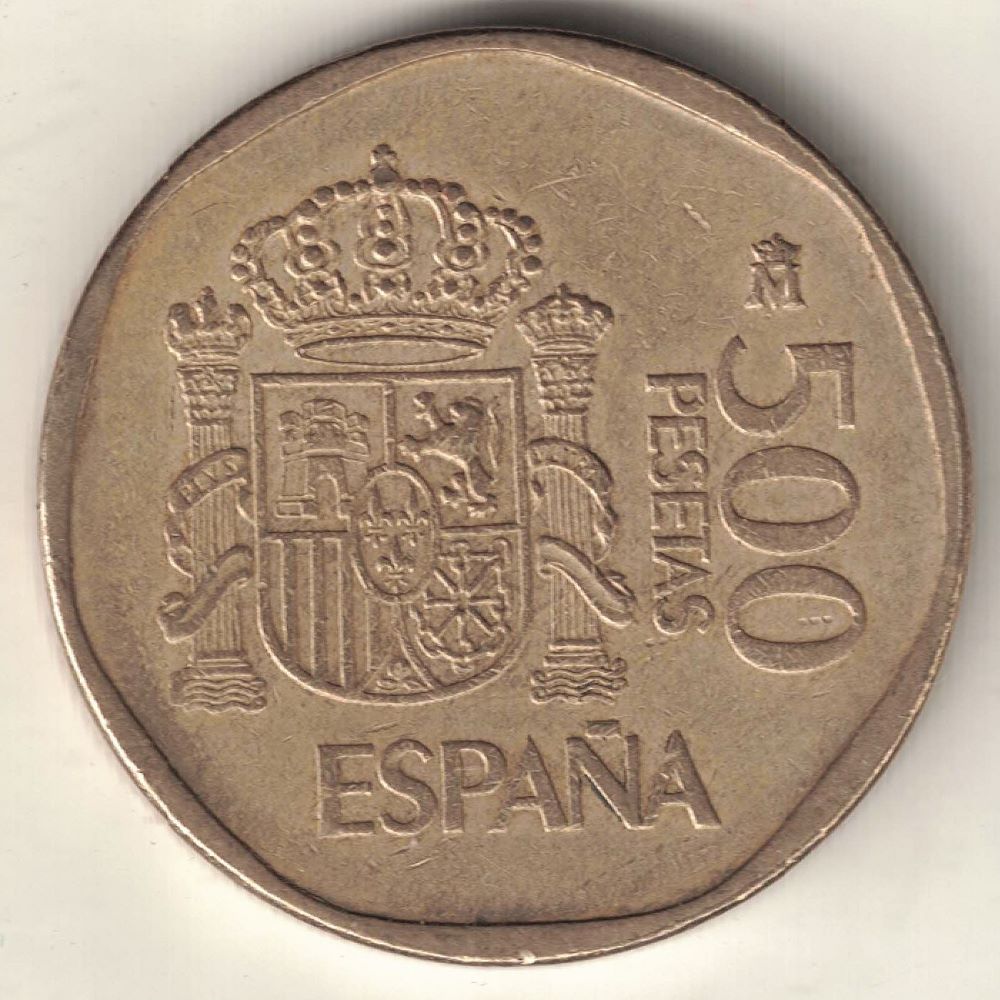 Old Spanish Peseta Coins
