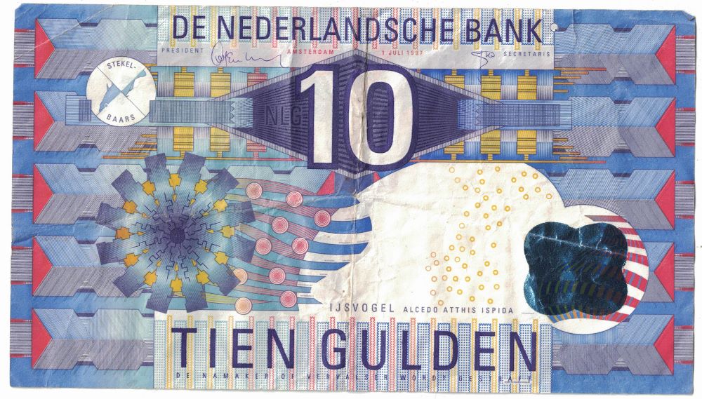 Old Netherlands Gulden Banknotes