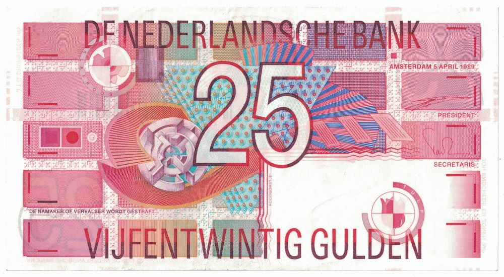 Old Netherlands Gulden Banknotes