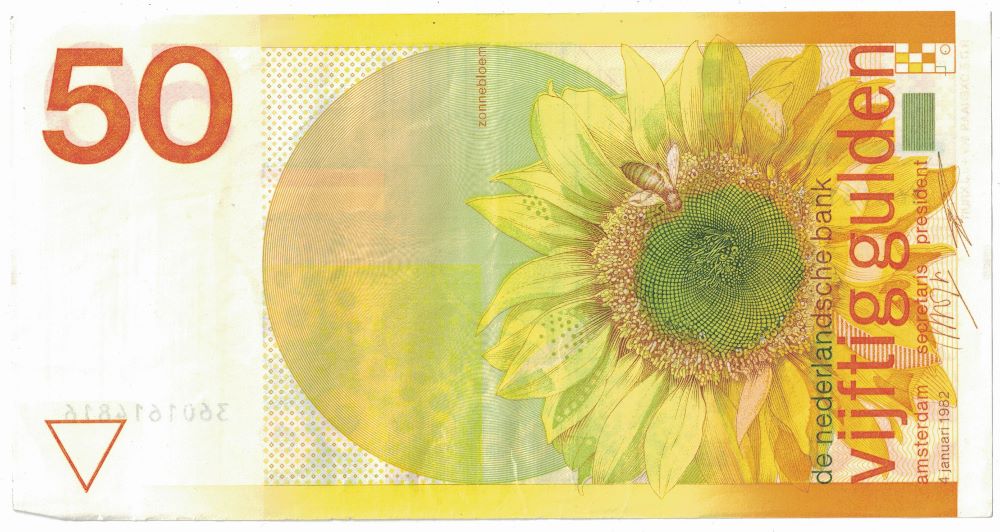 Old Netherlands Gulden Banknotes